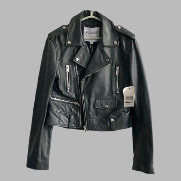 Walter Baker | Jackets & Coats | Walter Baker Hannah Leather Motorcycle ...